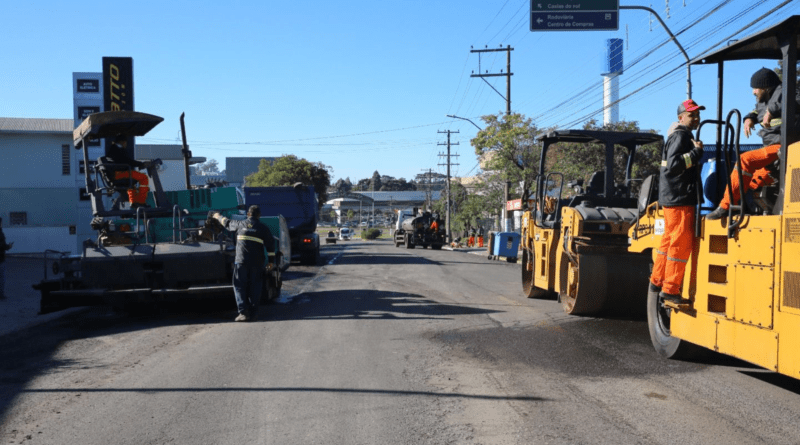 Obras na Pedro Grendene são retomadas e trânsito tem bloqueios e ...
